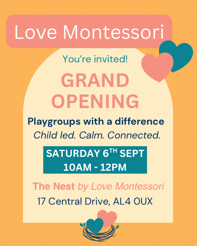 Montessori Open Day at brand new venue The Nest - 6 Sep 2025 | Mum's ...