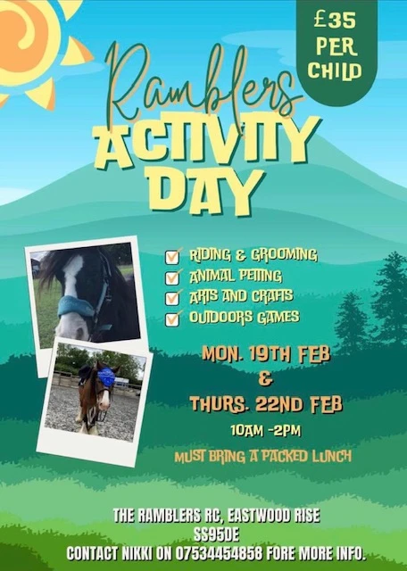 The Ramblers Activity day - 19 Feb 2024 | Mum's guide to Southend