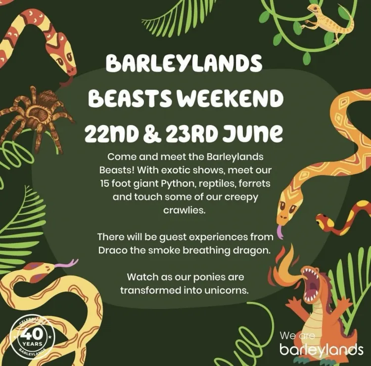 Barleylands Beast Weekend - 22 Jun 2024 - 23 Jun 2024 | Mum's guide to ...