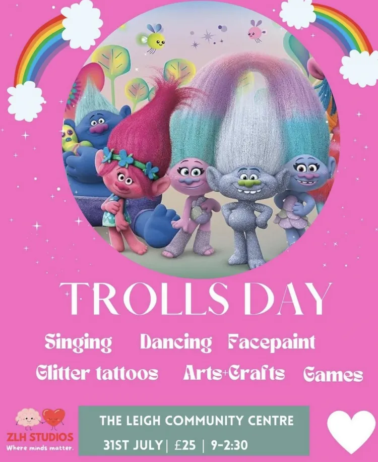 Printable Troll Invitations Blank Trolls Party Printables Dark My