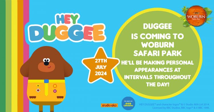 Come along and meet Hey Duggee at Woburn Safari Park! - 27 Jul 2024 ...